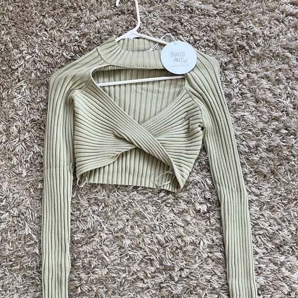 Princess Polly | Tops | Princess Polly Cut Out Sweater | Poshmark